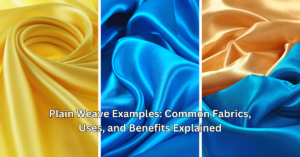 Plain Weave Examples: Common Fabrics, Uses, and Benefits Explained ...